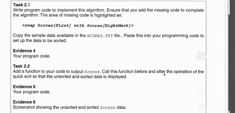 Solved 2 The following algorithm is an implementation of a | Chegg.com