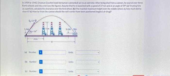 Solved In 1939 or 1940 , Emanuel Zacchini took his | Chegg.com