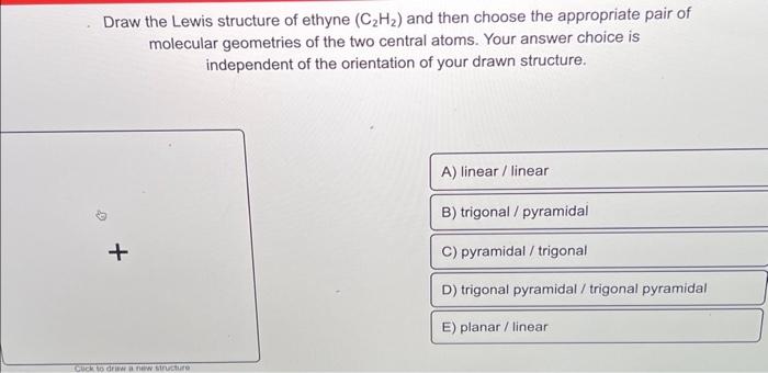 please draw the lewis structure also!! | Chegg.com