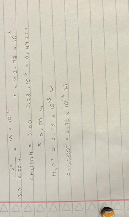 Solved 13. An aqueous sample of Acetic Acid, CH3COOH has an | Chegg.com
