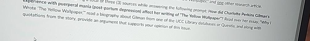 Solved experience with puerperal mania (post-pare (3) | Chegg.com