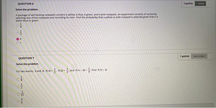 Solved QUESTION 6 1 points Swed Solve the problem A package | Chegg.com