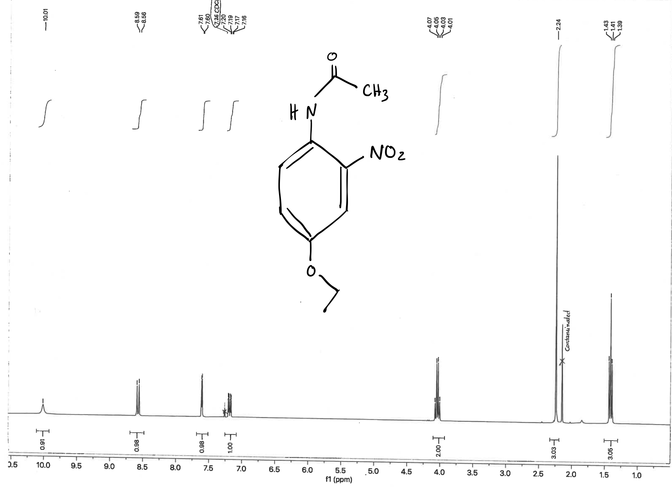 Please help assing the chemical shift, integration, | Chegg.com