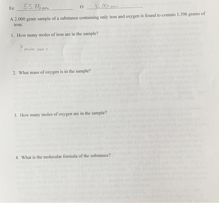 Solved answer 1-4 with work shown | Chegg.com