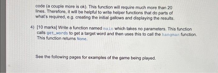 Solved 1) [20 marks] Write a function named enter guess | Chegg.com