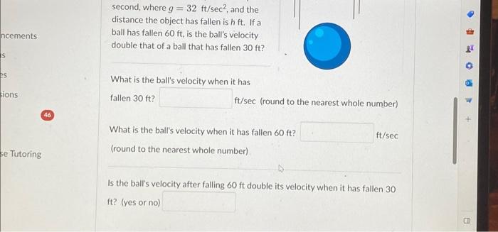 Solved The expression v=2gh can be used to determine the | Chegg.com