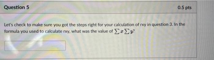 Solved Now it's time to calculate the correlation | Chegg.com