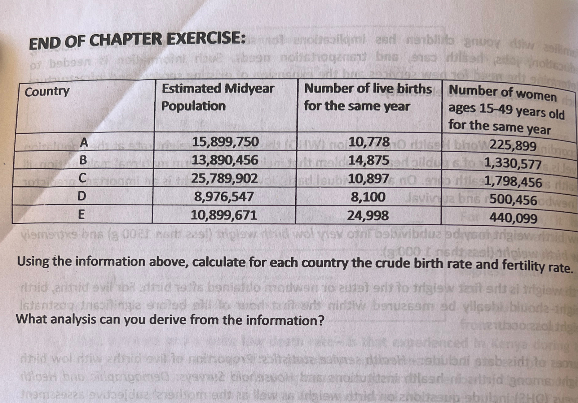 Solved END OF CHAPTER | Chegg.com