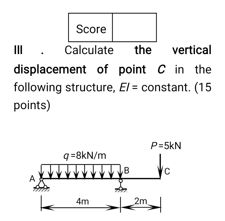 Solved EI= constant | Chegg.com