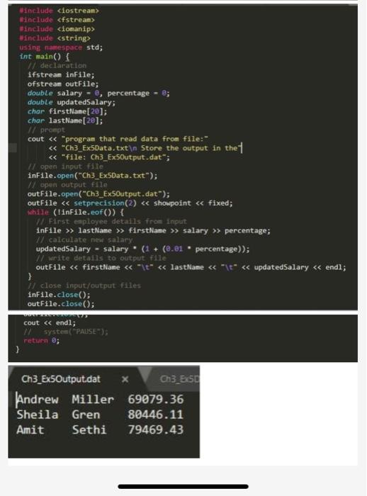 Solved Problem specification: Programming Exercises Chapter | Chegg.com