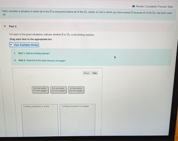 Solved Part A How many O2 molecules are needed to react with | Chegg.com