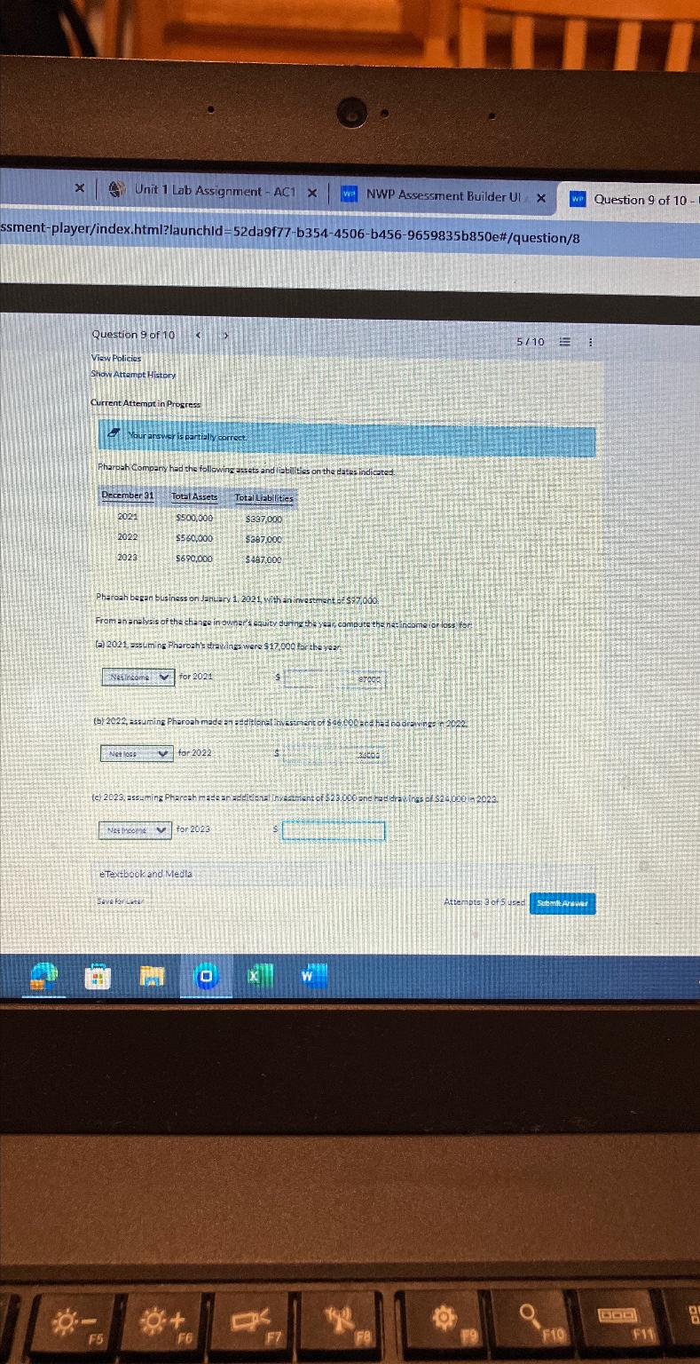 Solved Question 9 of 10 () ﻿View PoliciesShow Attempt | Chegg.com