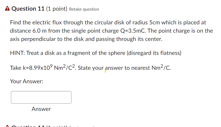 Solved A Question 11 (1 ﻿point) ﻿Retake questionFind the | Chegg.com