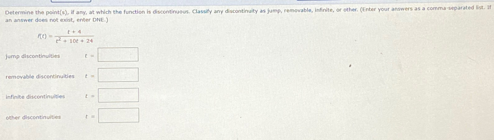 Solved Determine the point(s), ﻿if any, at which the | Chegg.com