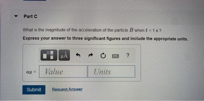 Solved Particles A and B are traveling counter-clockwise | Chegg.com