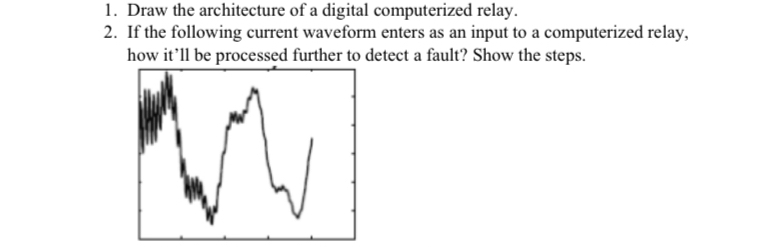 Solved Draw the architecture of a digital computerized | Chegg.com
