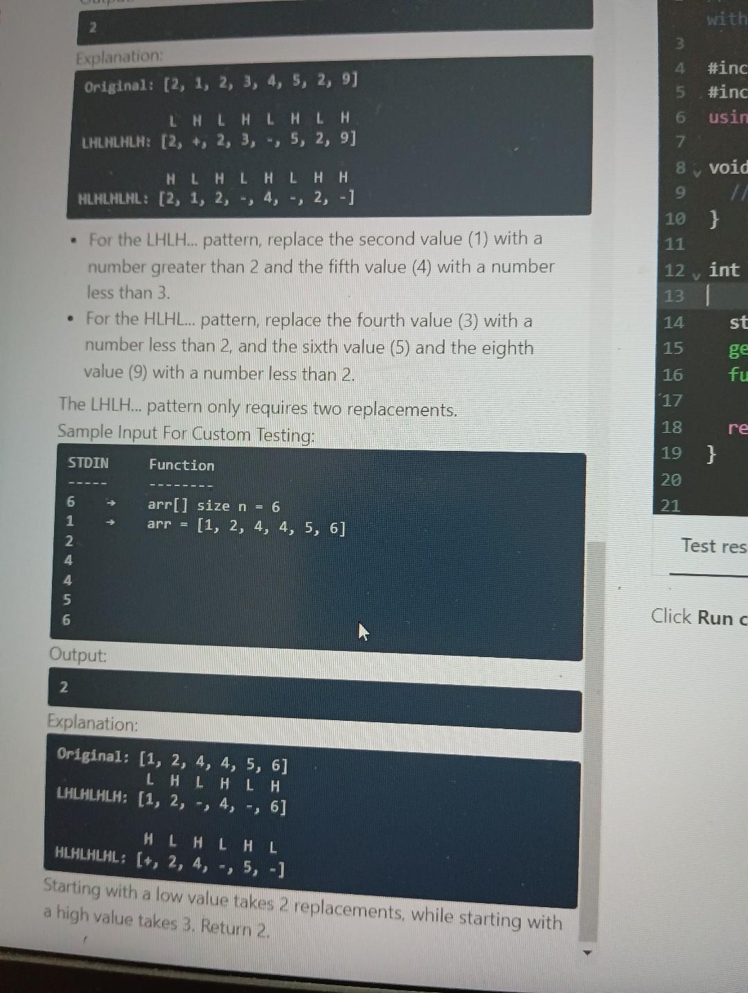 Solved You are given an array of integers. The array may or | Chegg.com