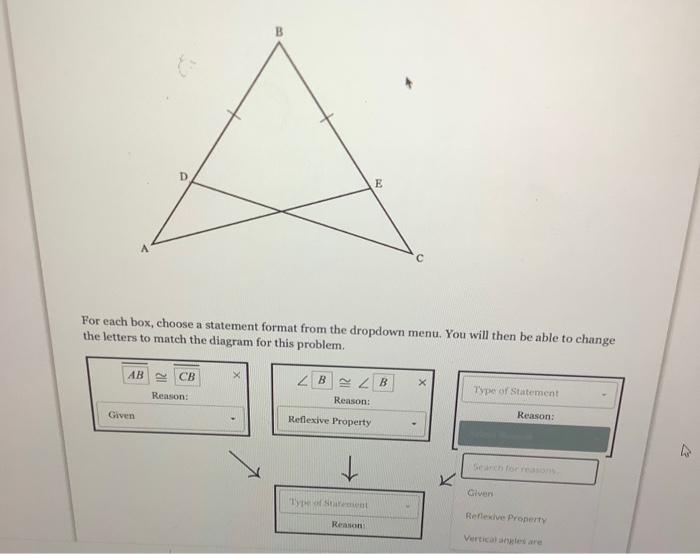 Solved For each box, choose a statement format from the | Chegg.com