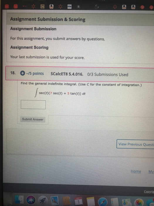 Solved Assignment Submission & Scoring Assignment Submission | Chegg.com