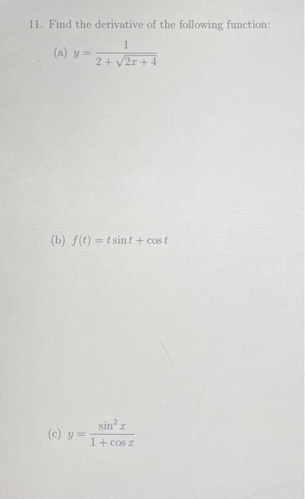 Solved 12. Let f(x)=1+4x. Find the equation of the normal to | Chegg.com