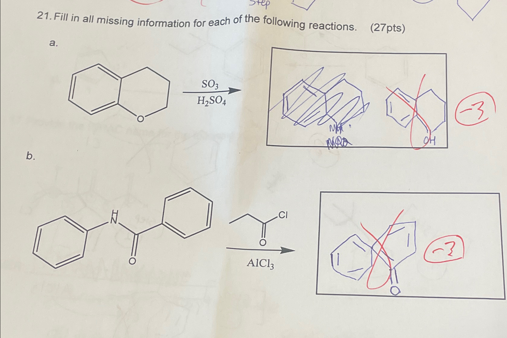 Solved Fill in all missing information for each of the | Chegg.com