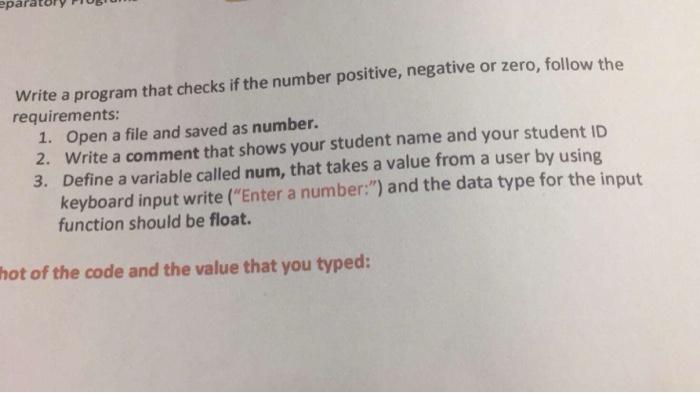 Solved ep. Write a program that checks if the number | Chegg.com