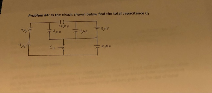 Solved Problem # 4: In the circuit shown below find the | Chegg.com