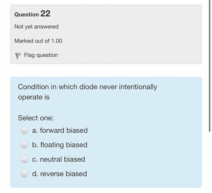 Solved Question 13 Not yet answered Marked out of 1.00 Flag | Chegg.com