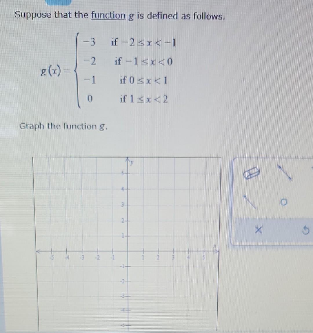 Solved Suppose that the function g is defined as follows. | Chegg.com