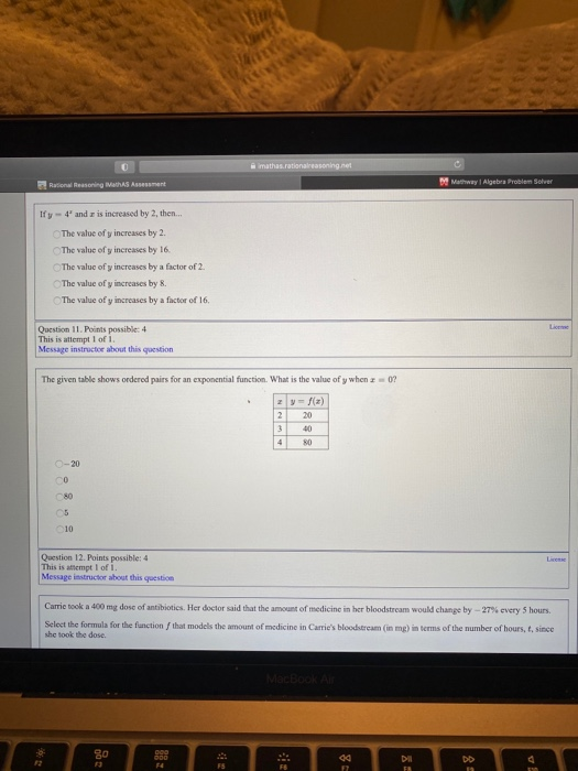 Solved imathas.ration reasoning.net Rational Reasoning Maths | Chegg.com