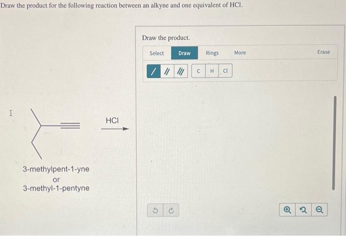 Solved Draw the product for the following reaction between | Chegg.com
