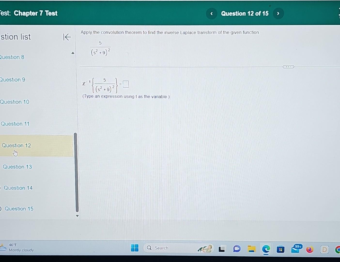 Solved Apply the convolution theorem to find the inverse | Chegg.com