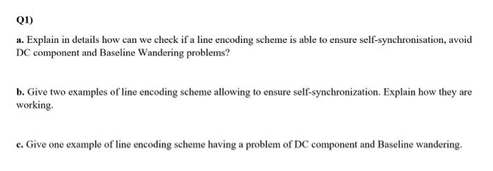 Solved Q1) a. Explain in details how can we check if a line | Chegg.com