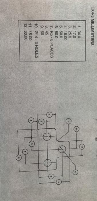 Solved Redraw the shapes on blank sheets of papers. Use the | Chegg.com