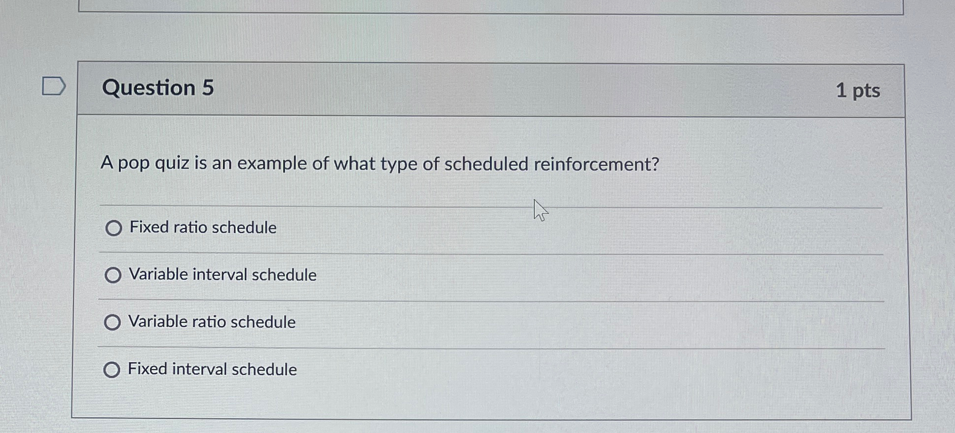 Solved Question 51 ﻿ptsA pop quiz is an example of what type | Chegg.com