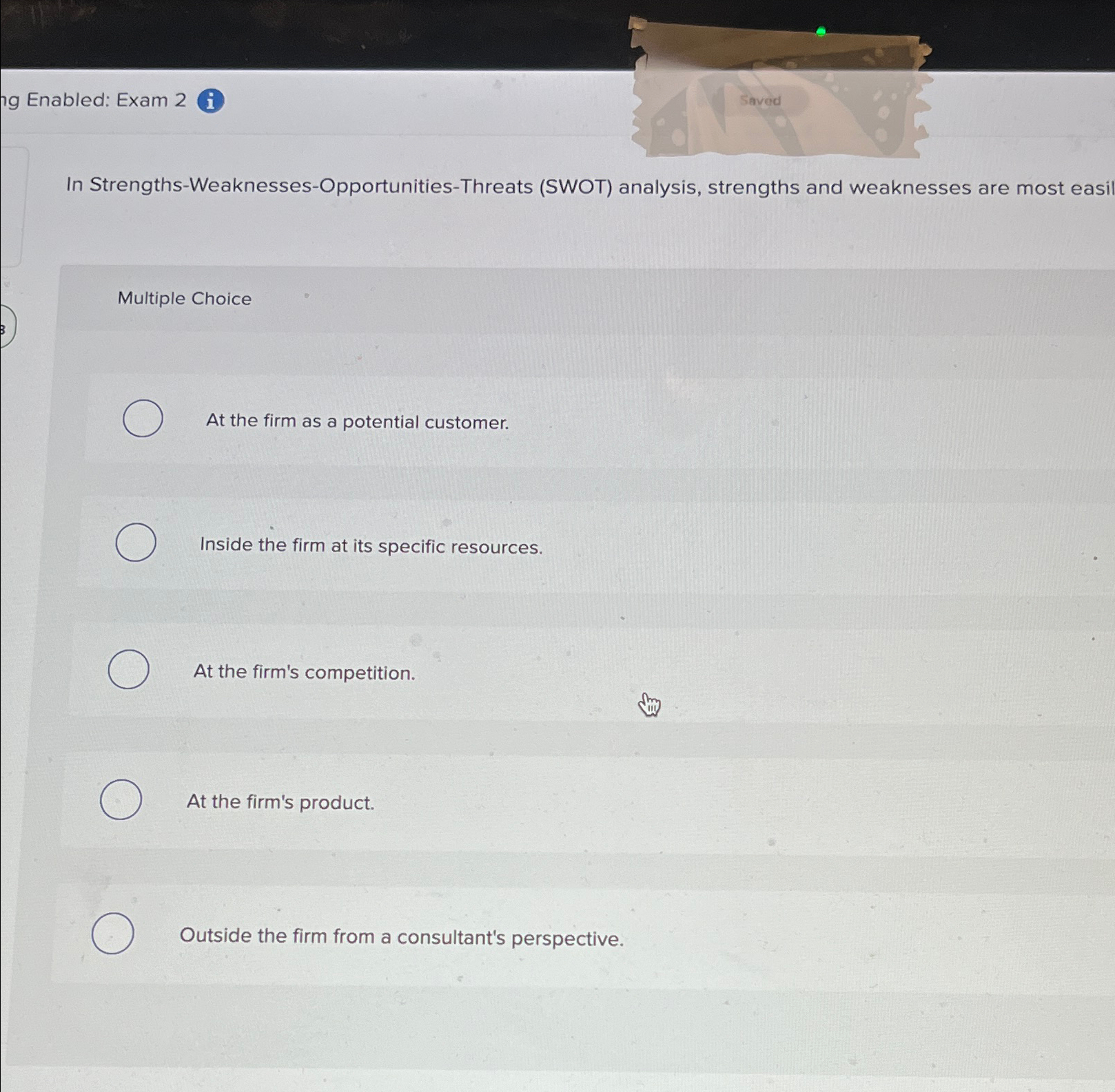 Solved In Strengths-Weaknesses-Opportunities-Threats (SWOT) | Chegg.com