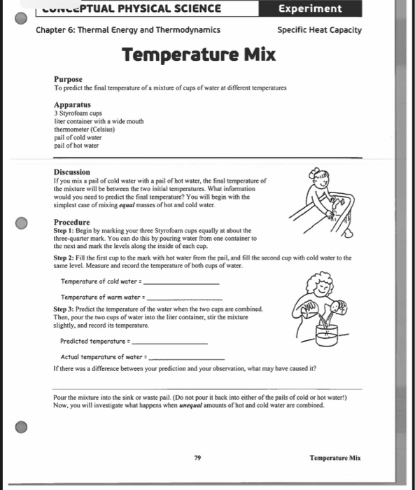 Solved LUNCEPTUAL PHYSICAL SCIENCE Experiment Chapter 6: | Chegg.com