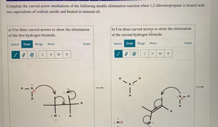 Solved Complete the curved arrow mechanism of the following | Chegg.com