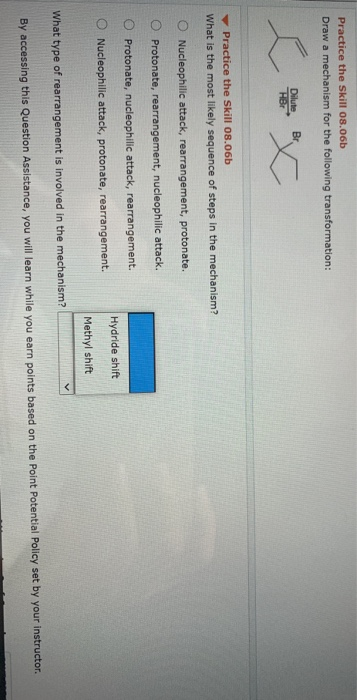 Solved Practice the Skill 08.06b Draw a mechanism for the | Chegg.com