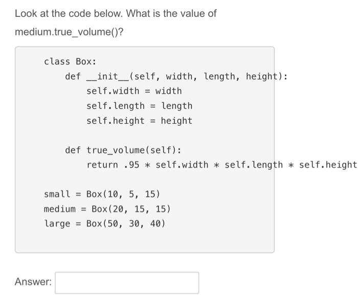 Solved pok at the code below. What is the value of | Chegg.com