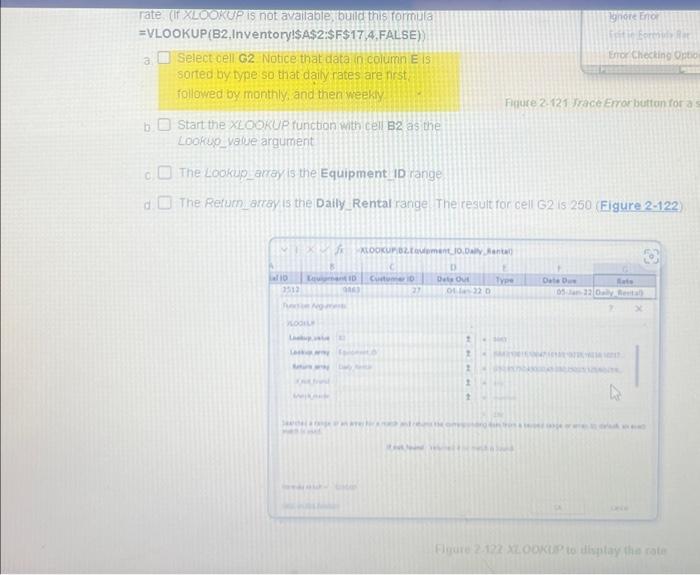 Solved rate. (If XLOOKUP is not available, build this | Chegg.com