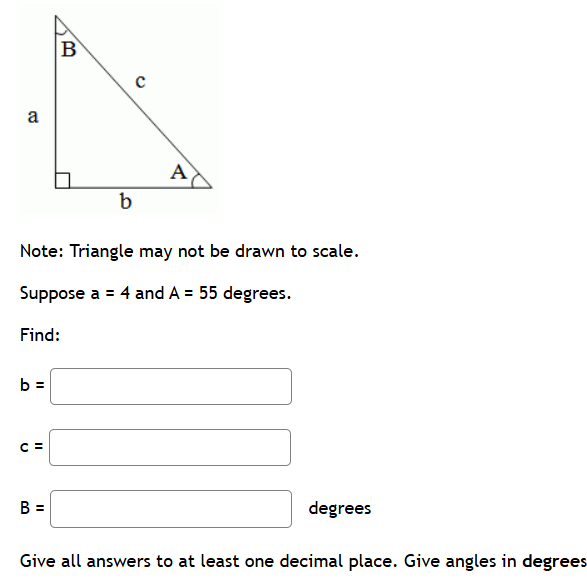 Solved Note: Triangle may not be ﻿drawn to ﻿scale.Suppose | Chegg.com