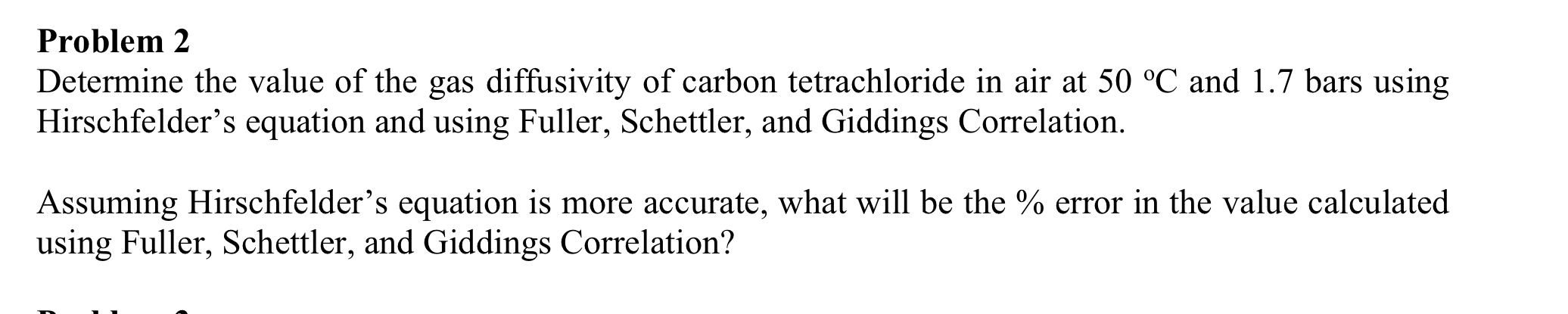 Problem 2Determine the value of the gas diffusivity | Chegg.com