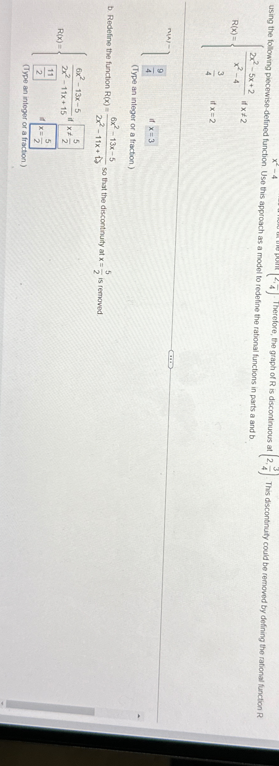 Solved (2,14) - ﻿Therefore, the graph of R ﻿is discontinuous | Chegg.com