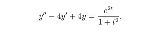 Solved y′′−4y′+4y=1+t2e2t | Chegg.com