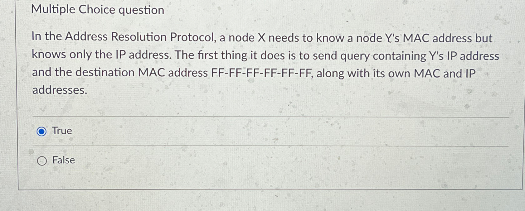 Solved Multiple Choice questionIn the Address Resolution | Chegg.com
