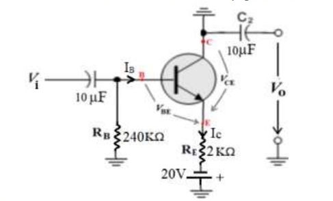 Solved Perform DC analysis of the transistor circuit below | Chegg.com