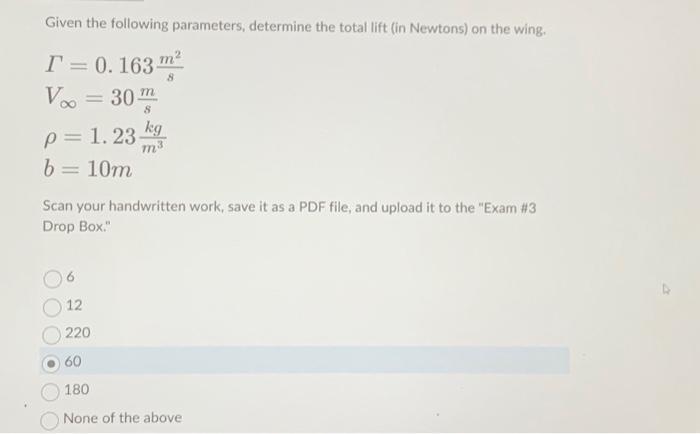 Solved Given the following parameters, determine the total | Chegg.com