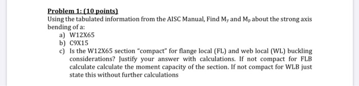 Solved Problem 1: (10 points) Using the tabulated | Chegg.com