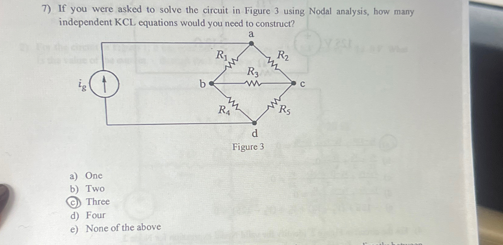 Solved If you were asked to solve the circuit in Figure 3 | Chegg.com